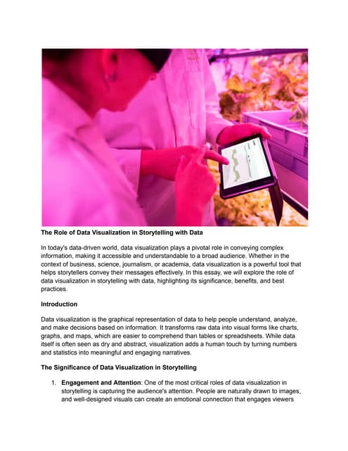 The Art Of Business Storytelling With Data Pptx