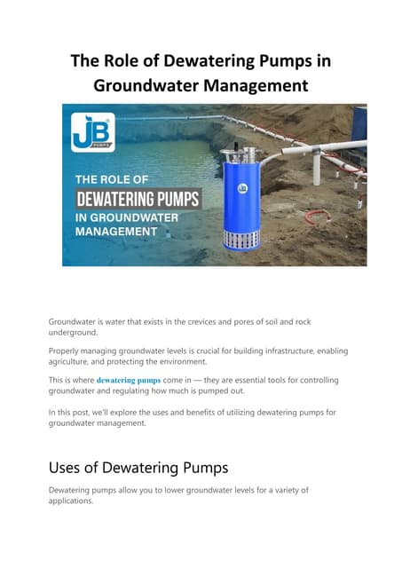Rain Water Recharge Pits A Key to Effective Groundwater Replenishment | PPT