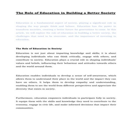The Role of Education in Building a Better Society.pdf