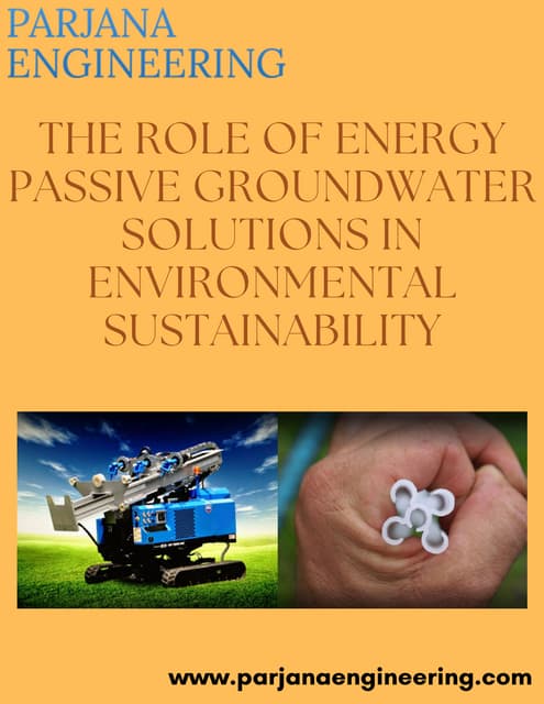 Factors Affecting Groundwater Recharge | Parjana Engineering | PPTX ...