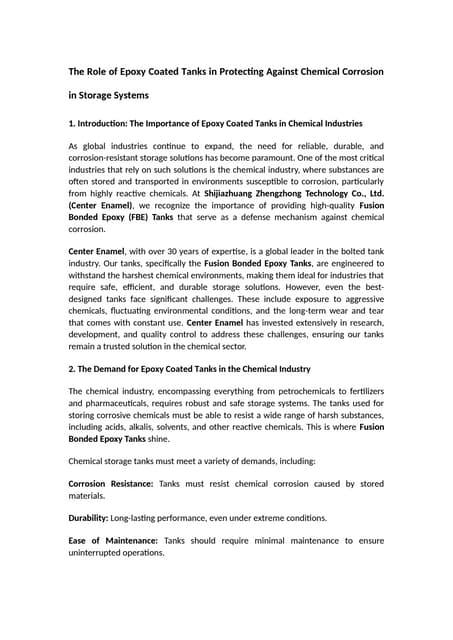 AS Engineers / Storage tank corrosion prevention | PPTX