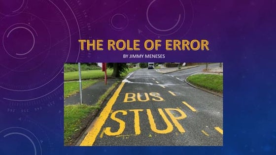 Error Analysis | PPT