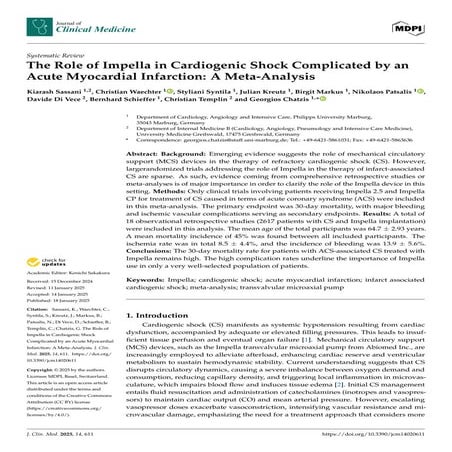 IMPELLA DEVICE IN THE MANAGEMENT OF CARDIOGENIC SHOCK | PPTX