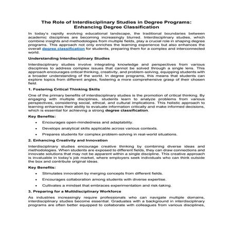 The Role of Interdisciplinary Studies in Degree Programs.pdf