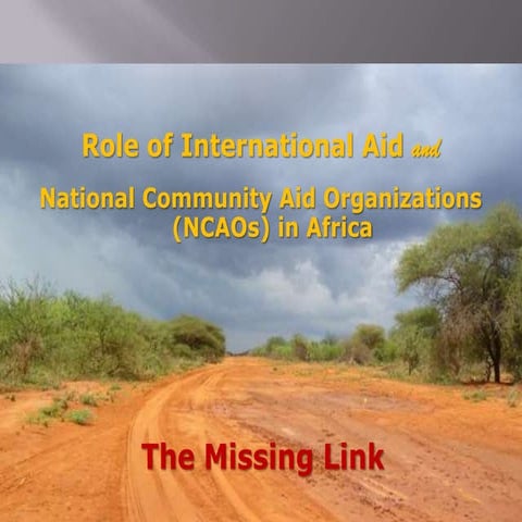The Role of International Aid in Africa | PPT