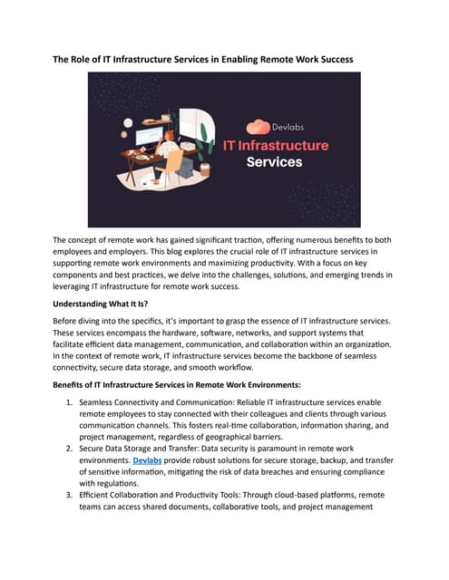 What Are the Core Components of a Robust IT Solution? | PDF
