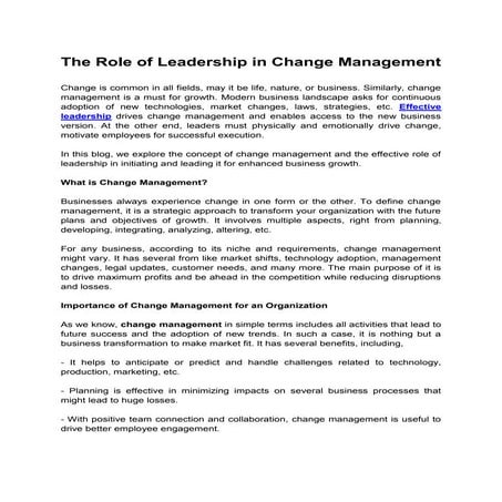 The Role of Leadership in Change Management.pdf