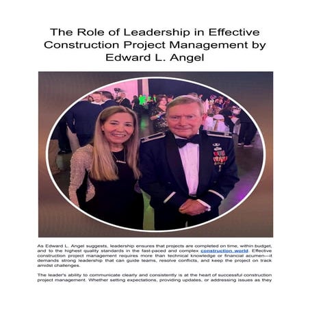 The Role of Leadership in Effective Construction Project Management by ...