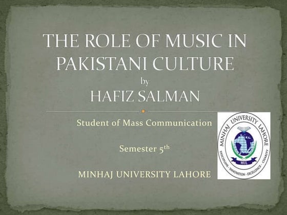 Music of Pakistan - MAPEH 8 (Music 3rd Quarter) | PPTX