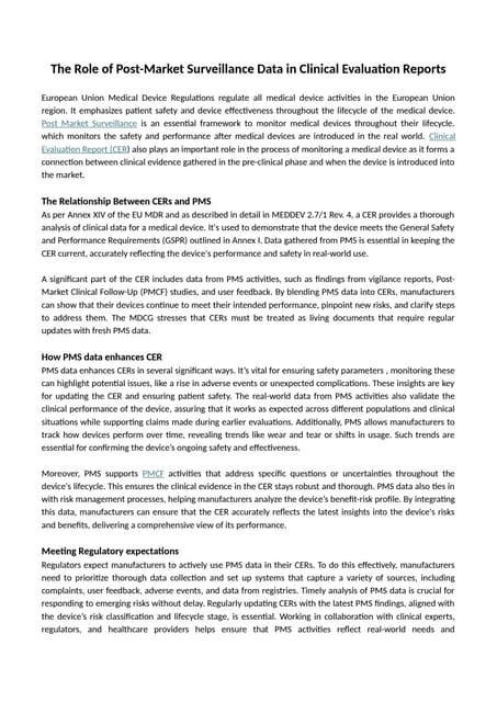 Key Design Considerations and FDA 510k Pre-Market Submission Guidelines ...