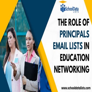 The Role of Principals Email Lists in Education Networking | PDF