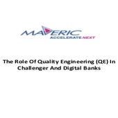 The role of quality engineering in challenger and digital banks | PDF