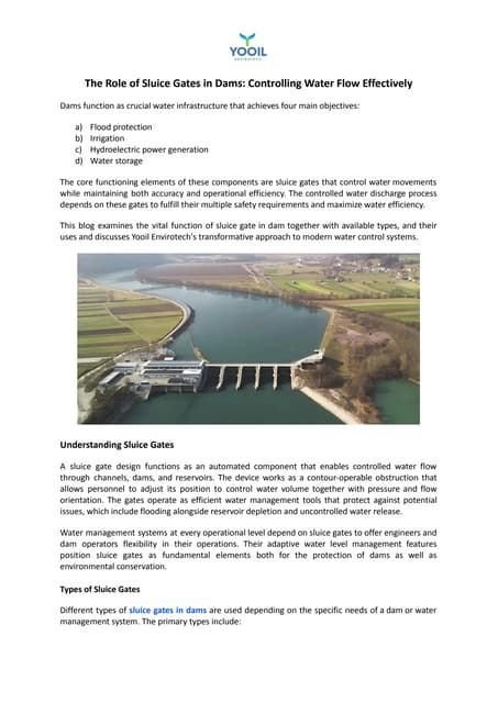 Sluice gates | PPTX