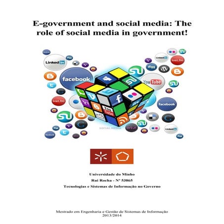 E-government and social media: The role of social media in government ...