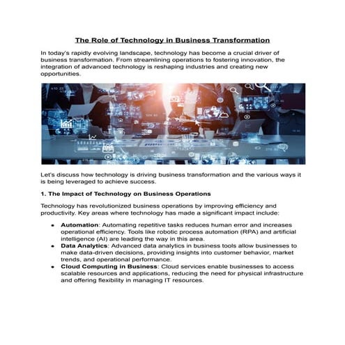 The Role of Technology in Business Transformation.pdf