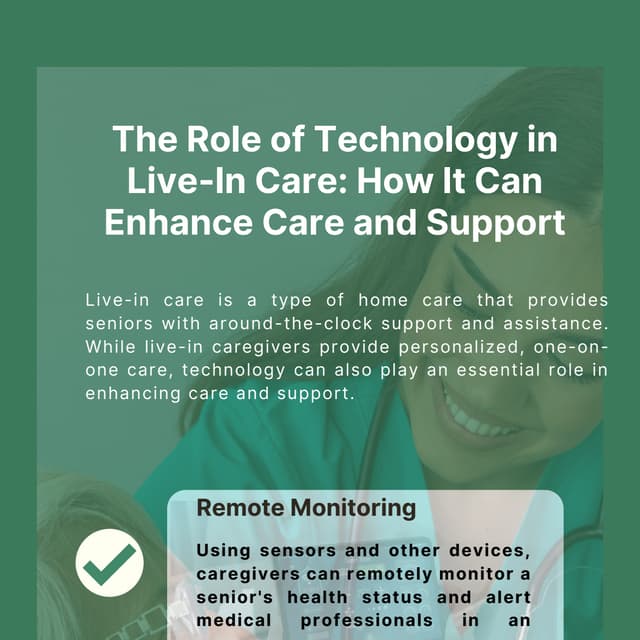 The Role of Technology in Live-In Care How It Can Enhance Care and ...