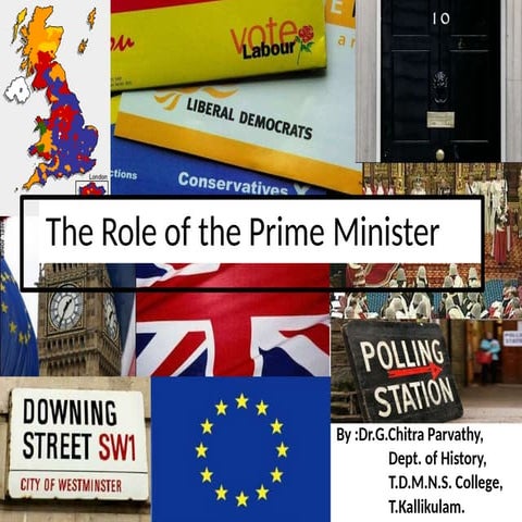 the role of the prime minister in indian | PPTX