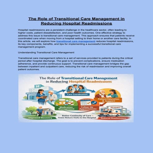 The Role of Transitional Care Management in Reducing Hospital ...