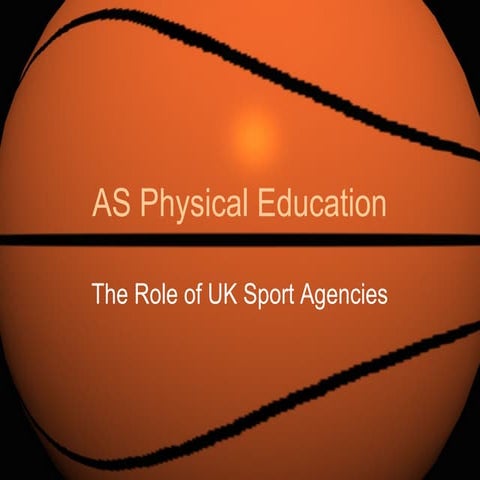 Structure of the UK’s Sport Industry | DOCX
