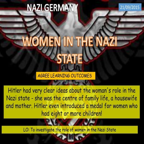 HISTORY IGCSE REVISION CARDS - 021. ROLE OF WOMEN IN NAZI GERMANY | DOCX