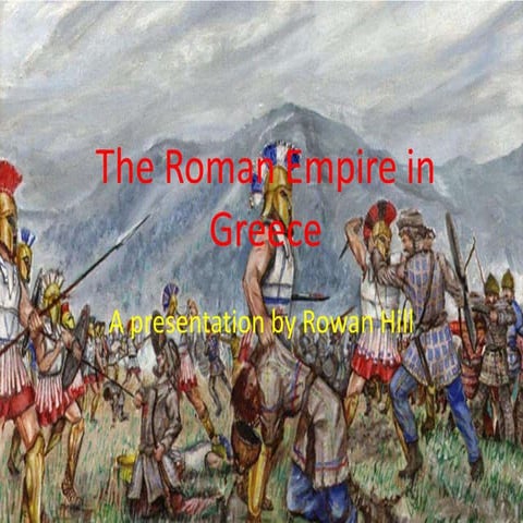 The Roman Empire in Greece | PPT