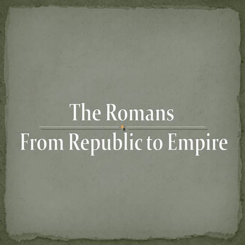 The roman republic | PPT