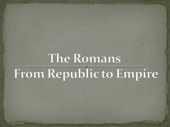 From Republic to Empire.df