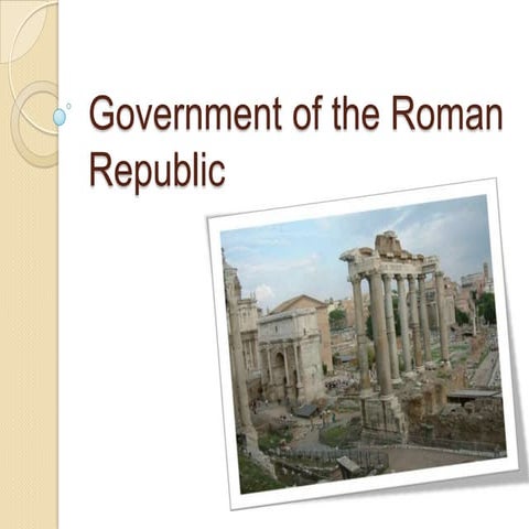 The Roman Republic Lecture | PPT