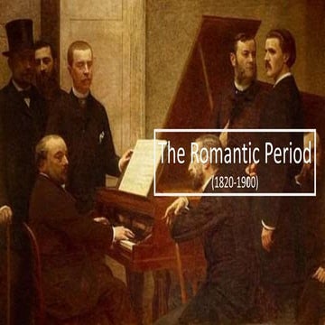 The Romantic Era of Music | PPTX