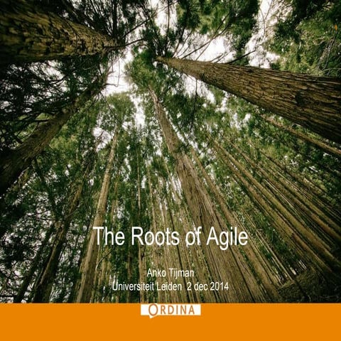 The Roots Of Agile Ppt
