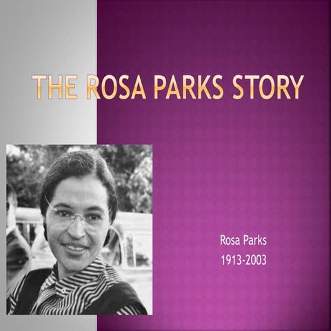 The Rosa Parks story | PPTX