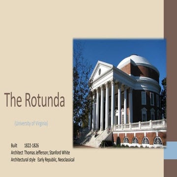 The rotunda | PPTX | Design | Fine Art