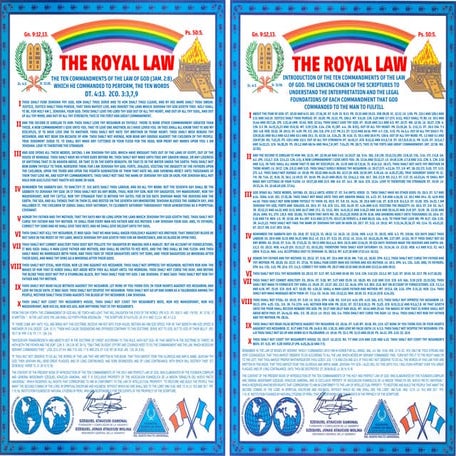 THE ROYAL LAW OF GOD. A COPY OF THE LAW OF MOSES. | PDF