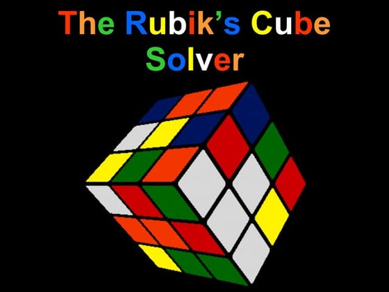 Rubiks cube presentation | KEY | Games and Puzzles | Hobbies & Interests