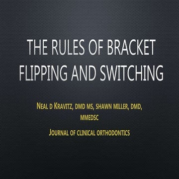 The rules of bracket flipping and switching | PPTX