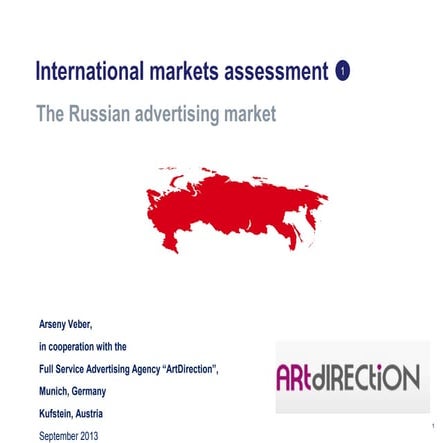 The Russian Advertising Market | PPT