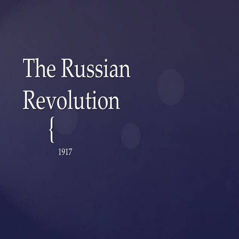 The February Revolution | PPTX