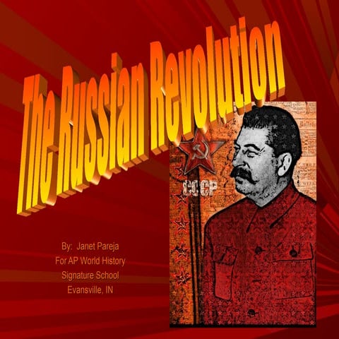 The russian revolution online 2011 | PPT