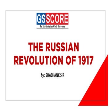 Comprehensive Analysis of the Causes, Nature, and Phases of the 1917 ...