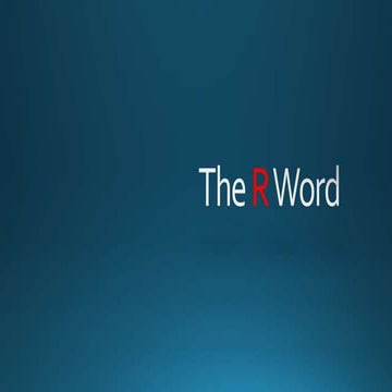 The r word | PPT