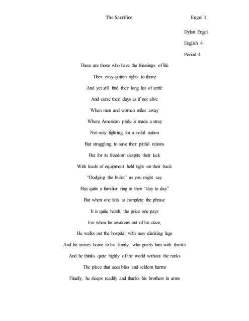 Veterans Day Speech At ACCC | DOC | Defense Industry | Industries