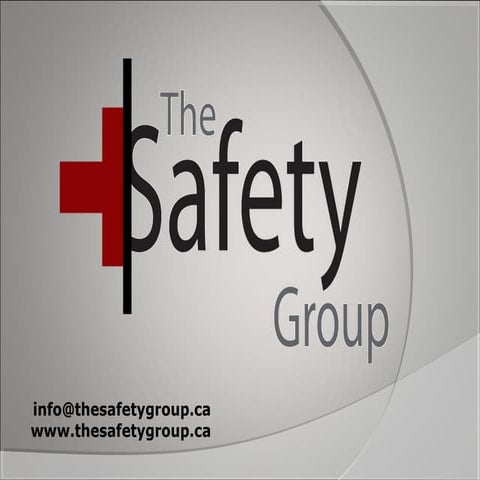 The safety group importance of safety | PPT | First Aid | Injuries