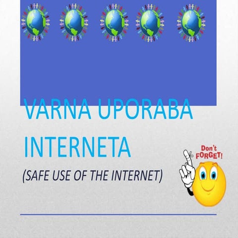 The safe use of the internet posters | PPT