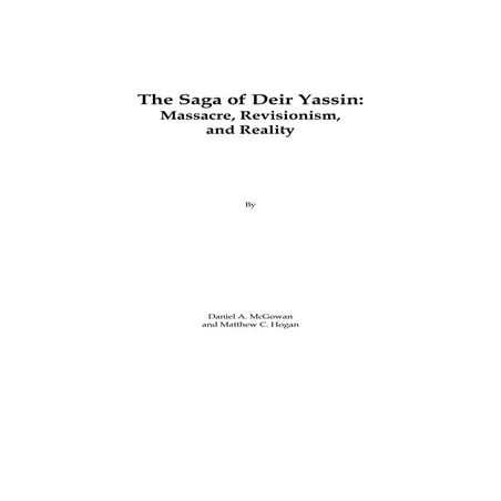 The saga of deir yassin-Palestine | PDF