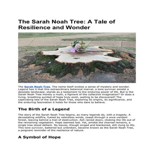 The Sarah Noah Tree_ A Tale of Resilience and Wonder.docx