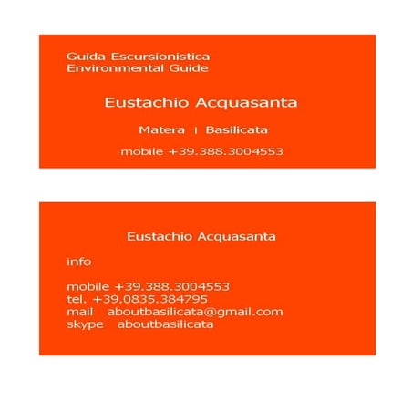 the sassi of matera guide | PDF