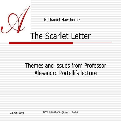 The Scarlet Letter | PPT