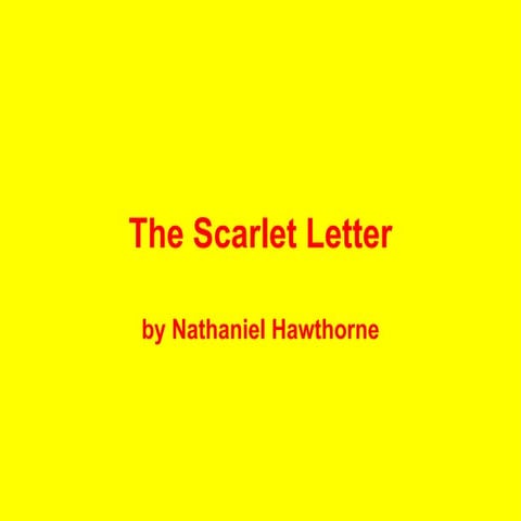The Scarlet Letter | PPT