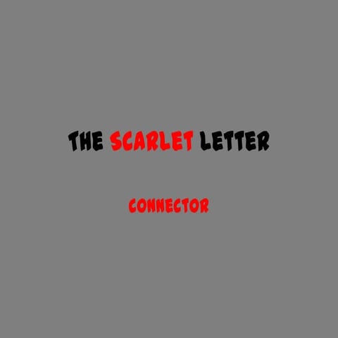The scarlet letter | PPTX