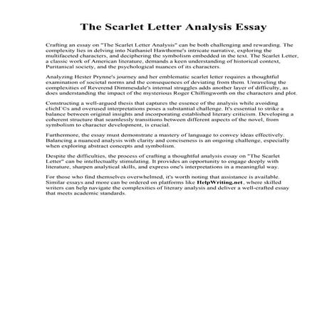 The Scarlet Letter Analysis Essay.pdf